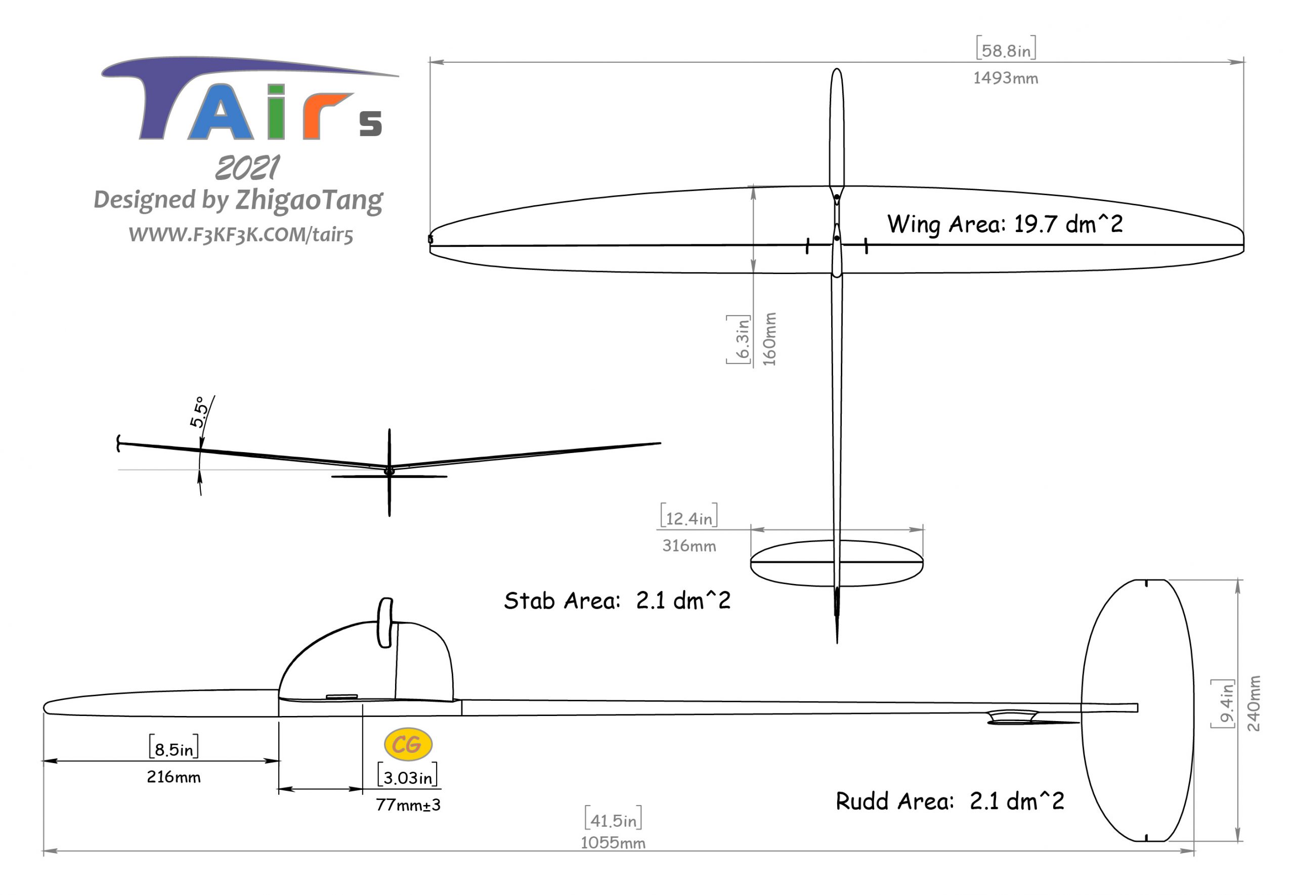 Tair5 build en | F3K